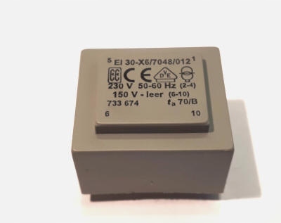 TRANSFORMATOR DO DRUKU 1,5VA 1,5W 230/150V~ 10mA - 7932203565 - oficjalne archiwum Allegro