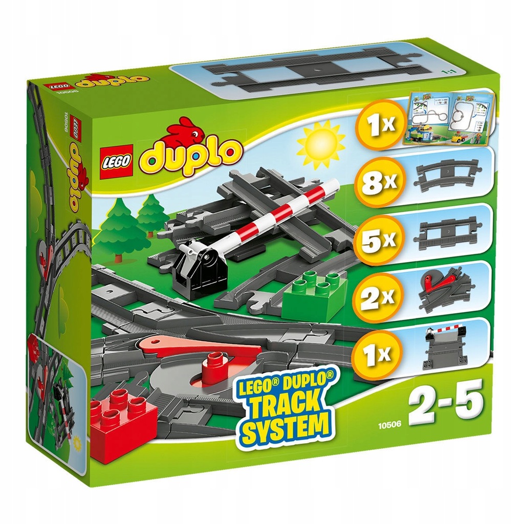 Lego duplo 10506 Tory kolejowe zwrotnice - 12004886389 - oficjalne ...