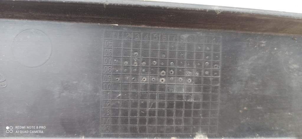 MERCEDES W204 RAMKA PODKŁADKA TABLICY A2048170378 - 12767299038 ...