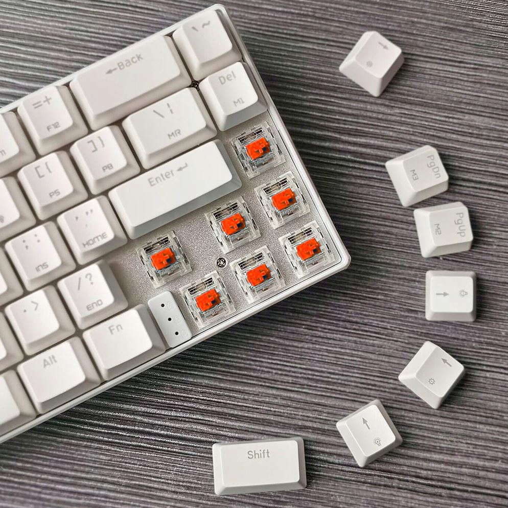 Купить БЕЛАЯ МЕХАНИЧЕСКАЯ ИГРОВАЯ КЛАВИАТУРА ПОЛНАЯ RGB: отзывы, фото и ...