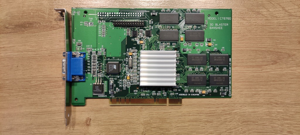 3DFX Voodoo Banshee Creative 3D Blaster CT6760 - 11584440947 ...