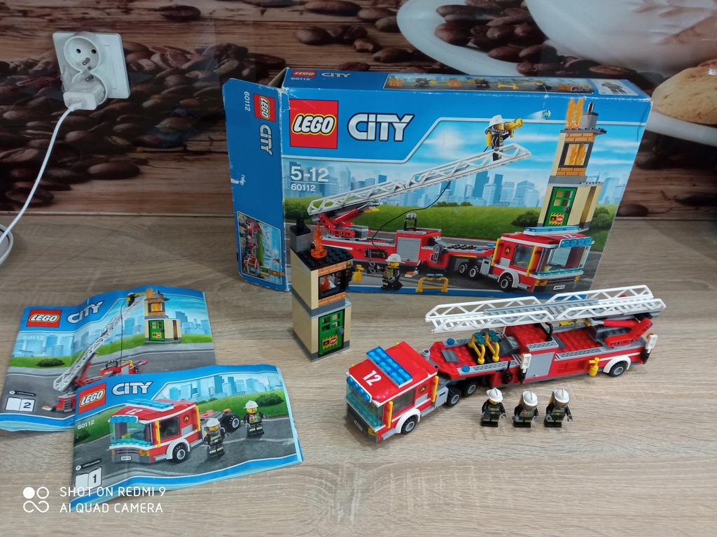 LEGO City 60112 Wóz strażacki Straż Pożarna Unikat - 11853909847 ...