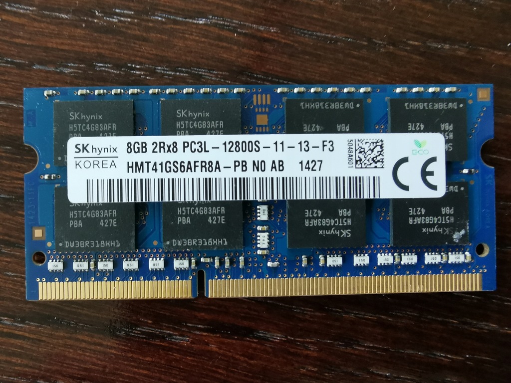 PAMIĘĆ RAM SK HYNIX 8GB DDR3 SODIMM PC3L - 10857189480 - oficjalne archiwum Allegro