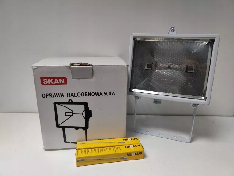 LAMPA HALOGENOWA 500W SKAN KOMPLET - 12821521982 - oficjalne archiwum ...