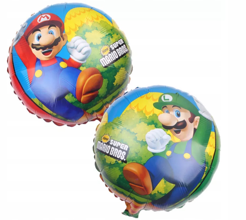 Balon Foliowy Super Mario Bross - Luighi 45 cm - 13341472335 ...
