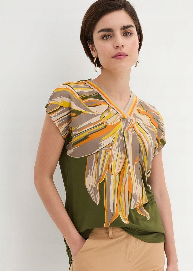 _LZ 1W4 ZIELONA BLUZKA Z WZOREM BPC _/ 48 - 17703808923 - oficjalne ...