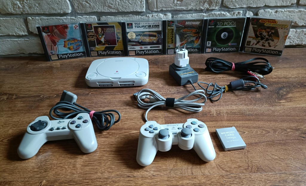 KONSOLA PLAYSTATION 1 PSone SCPH-102 ZESTAW GRY - 12532578973 ...