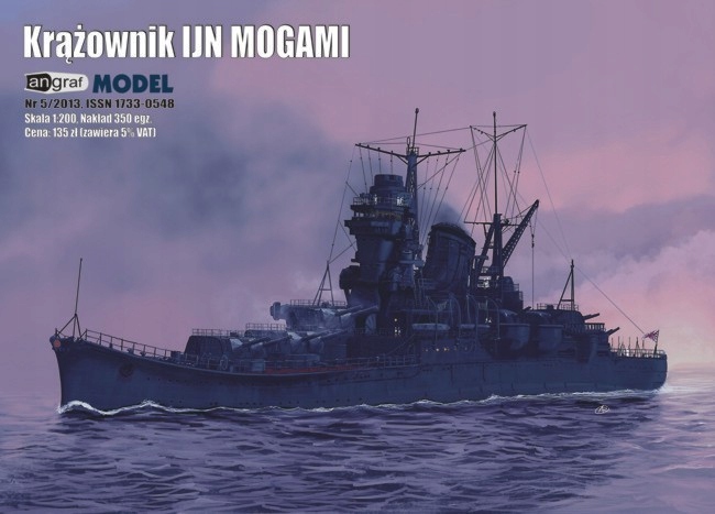 Ciężki krążownik IJN MOGAMI 1:200 Angraf Model - 14078420076 ...