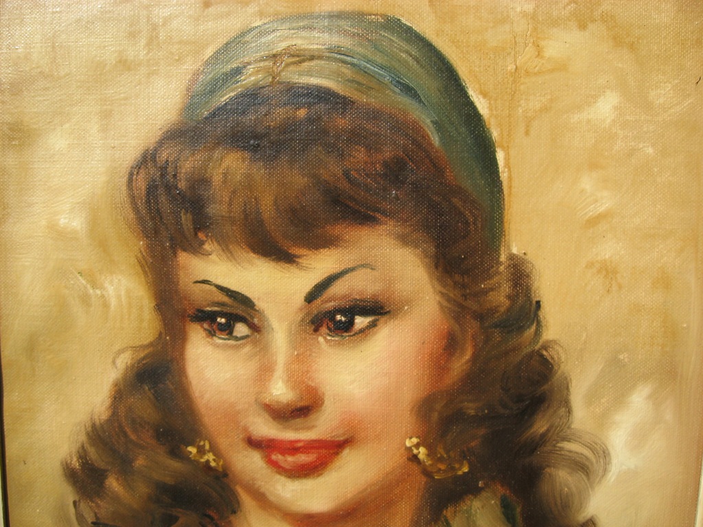 PORTRET CYGANKI Piękny sygnowany obraz - 12609133953 - oficjalne ...