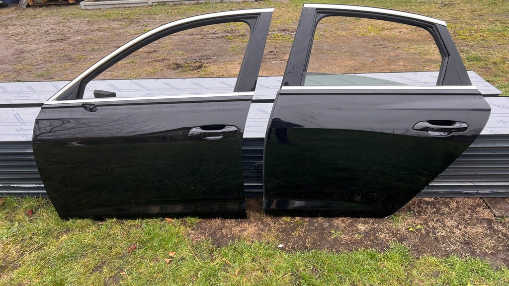 AUDI A6 C8 DRZWI LEWE PRZENIE TYLNE KOMPLETNE LY9B - 14920991350 ...