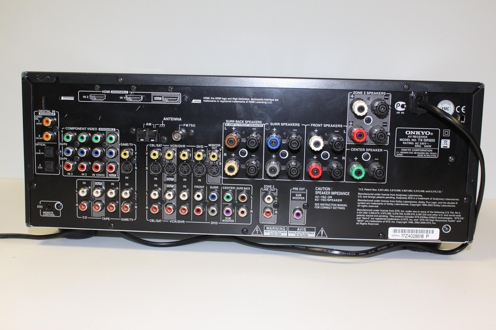 Amplituner 7.1 Onkyo TX-SR605 HDMI PILOT GWARANCJA - 7254651571 - oficjalne archiwum Allegro