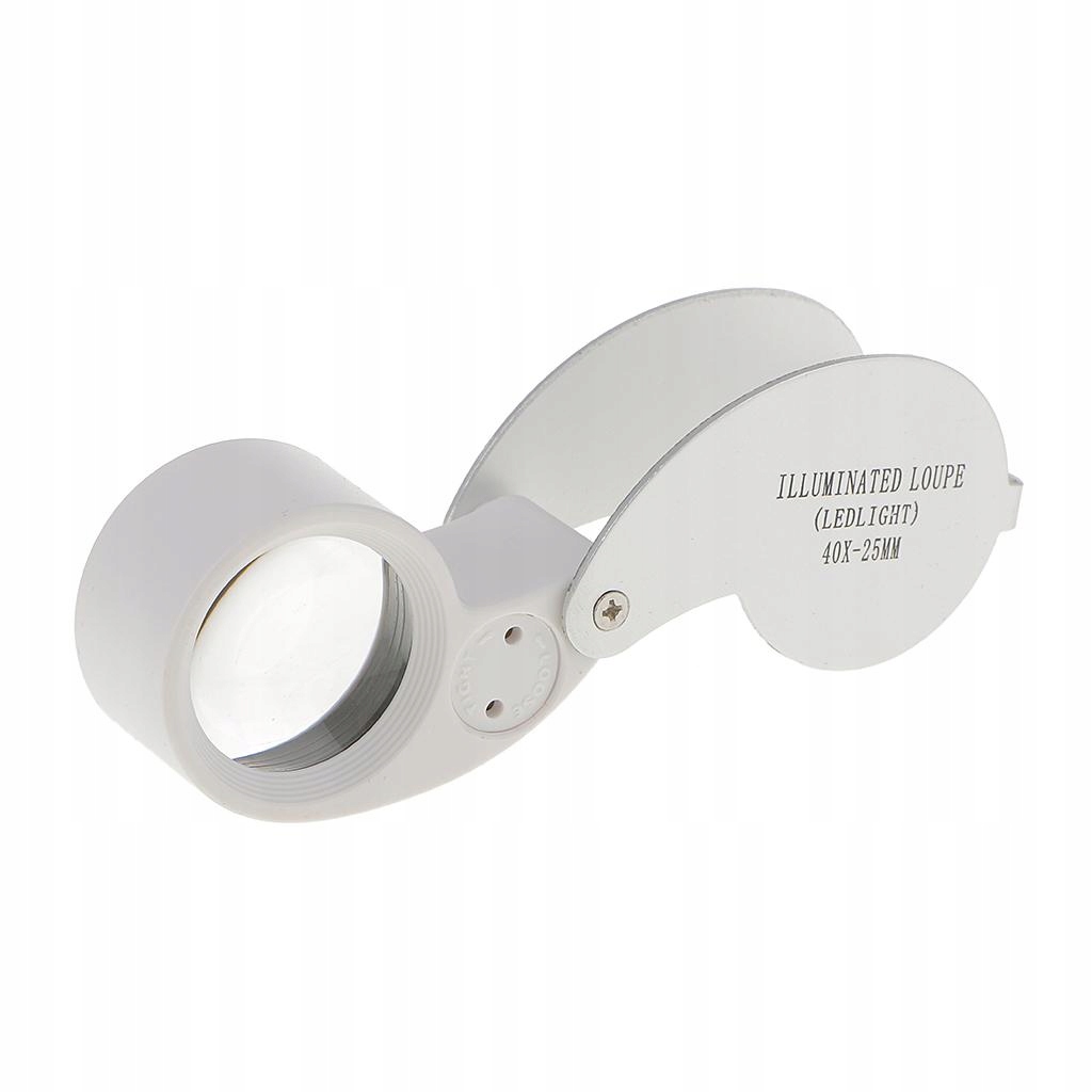 Retractable Jewelers Loupe 40X Magnification 25mm - 13370866755 ...