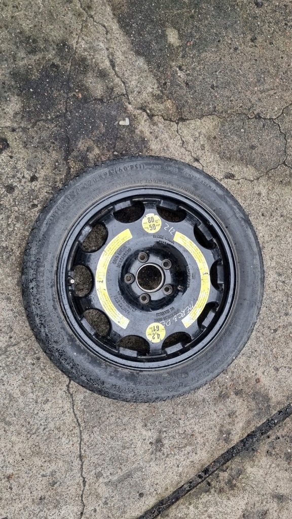 KOŁO DOJAZDOWE ZAPAS 155/70/17 MERCEDES - 12185777356 - oficjalne ...