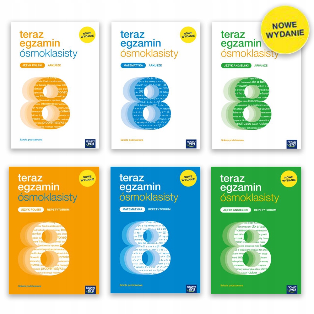 6w1 EGZAMIN ÓSMOKLASISTY REPETYTORIUM ARKUSZ TERAZ - 11302660100 - oficjalne archiwum Allegro