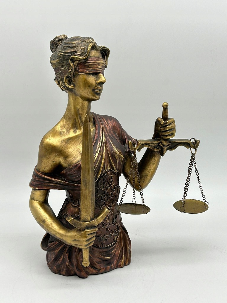 TEMIDA FIGURA BOGINI SPRAWIEDLIWOŚĆ TORS POPIERSIE - 13028960505 ...