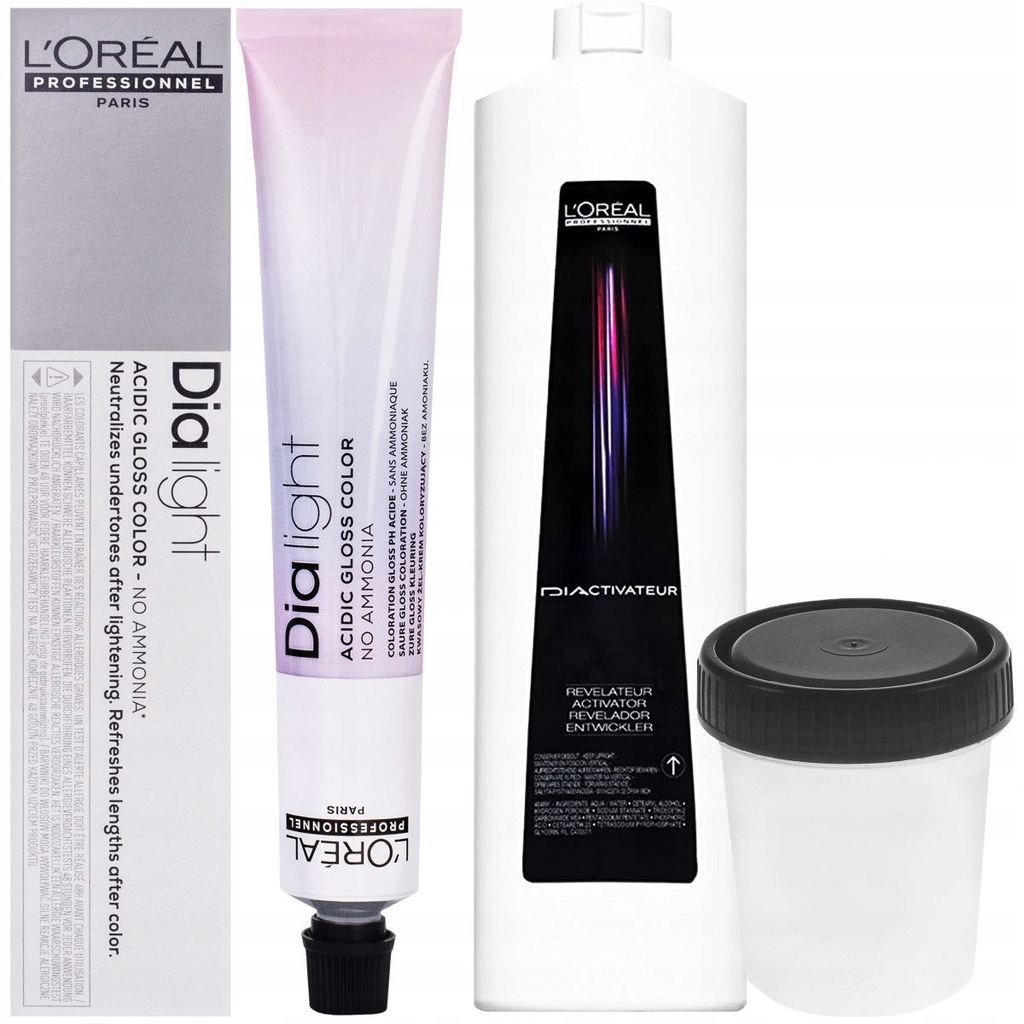 LOREAL DIA LIGHT DIALIGHT FARBA 50ml + REWELATOR - 6823382430 ...