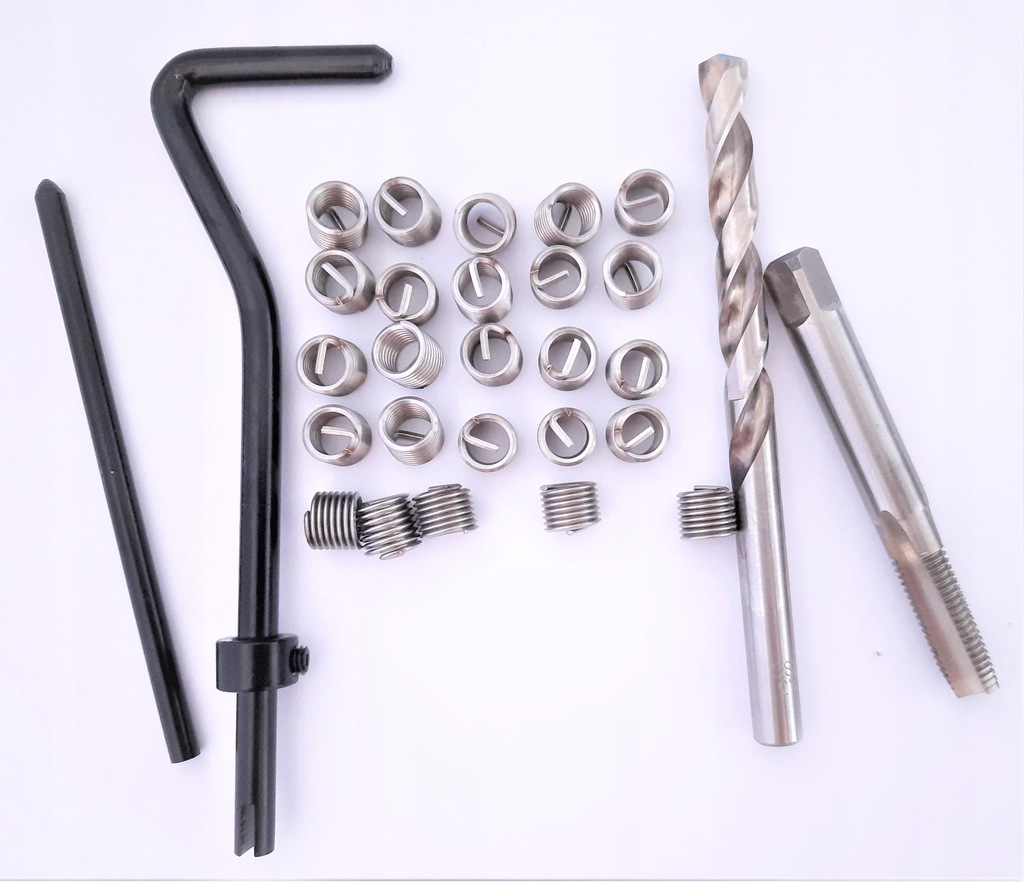 ZESTAW DO NAPRAWY REGENERACJI GWINTÓW M6 - 10963850870 - oficjalne archiwum Allegro