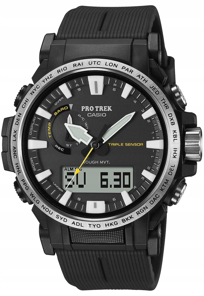 ZEGAREK MĘSKI Casio Pro Trek Climber PRW-61-1AER + BOX - 16732547790 - oficjalne archiwum Allegro