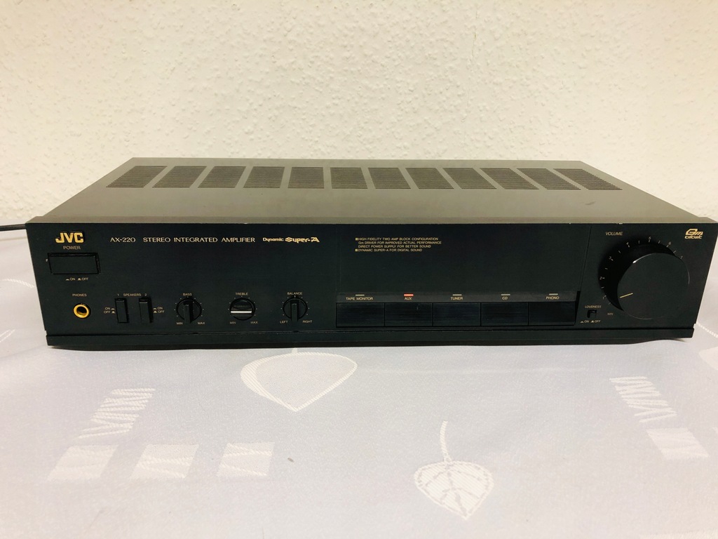wzmacniacz JVC AX-220 - made in Japan - 11091342654 - oficjalne ...