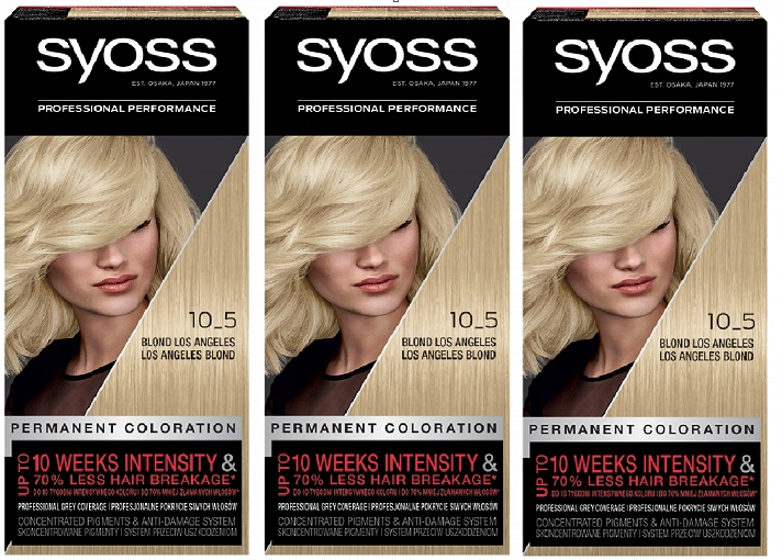 SYOSS FARBA 10-5 BLOND LOS ANGELES-3szt - 9992054342 - oficjalne ...