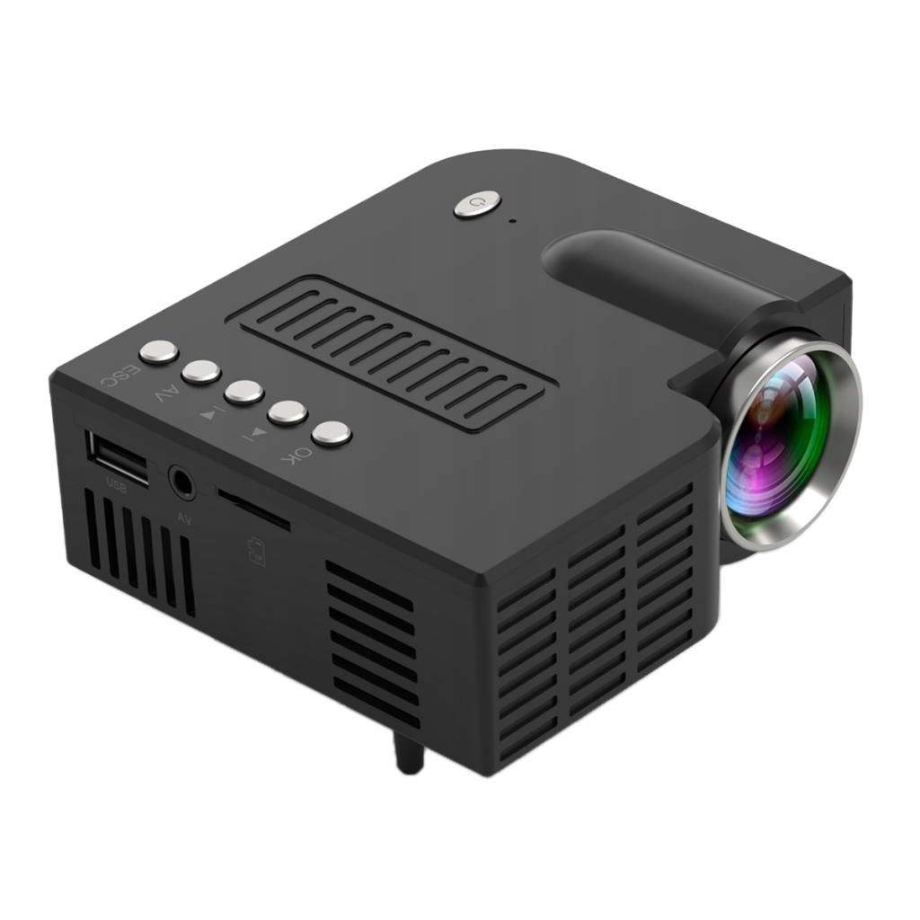 Przenośny mini projektor LED HD 1080P Kino domowe - 12543899517 ...