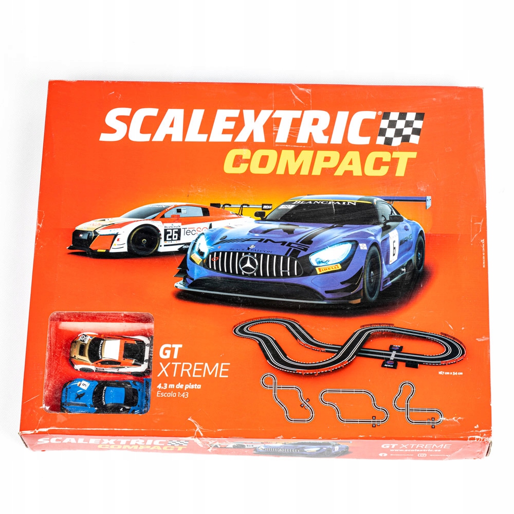 Tor samochodowy Compact GT Xtreme Scalextric - 11628285812 - oficjalne ...