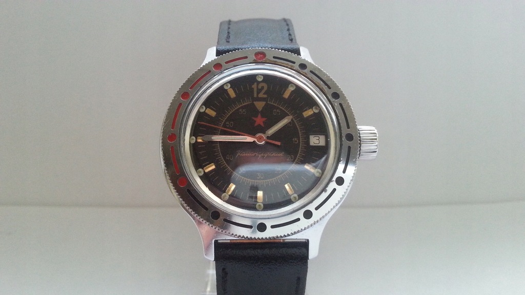 WOSTOK AMFIBIA 17 kamieni CCCP lata 80-te - 12884651870 - oficjalne ...