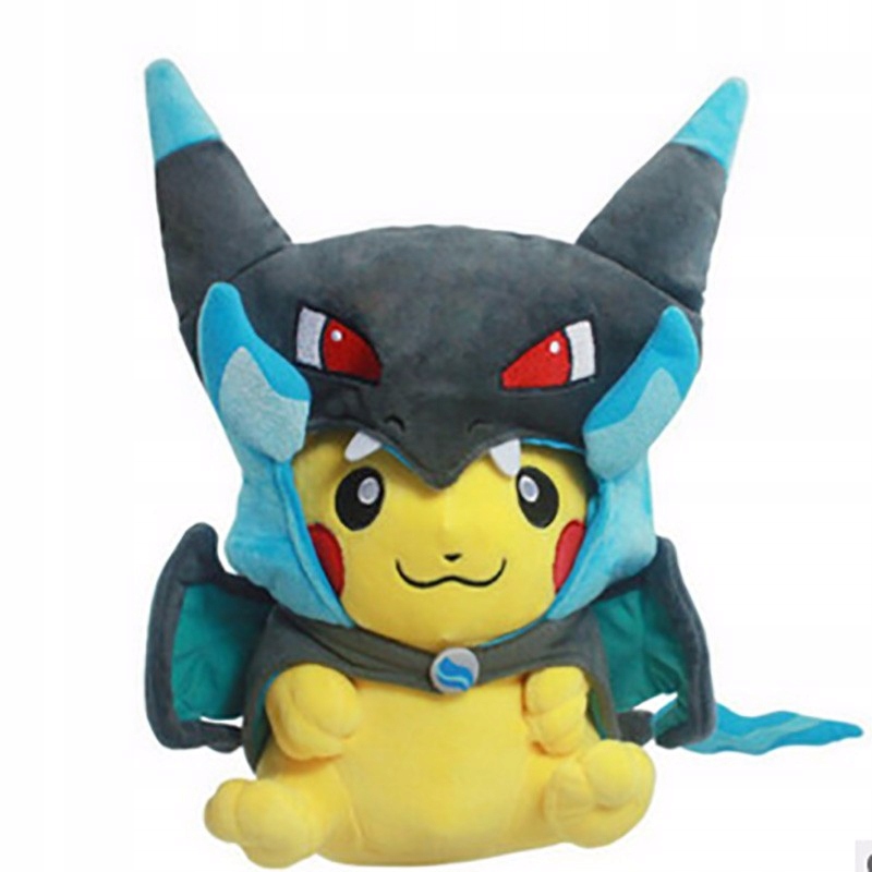 MASKOTKA PIKACHU CHARIZARD PLUSZAK 21CM Z POLSKI - 11630354444 ...