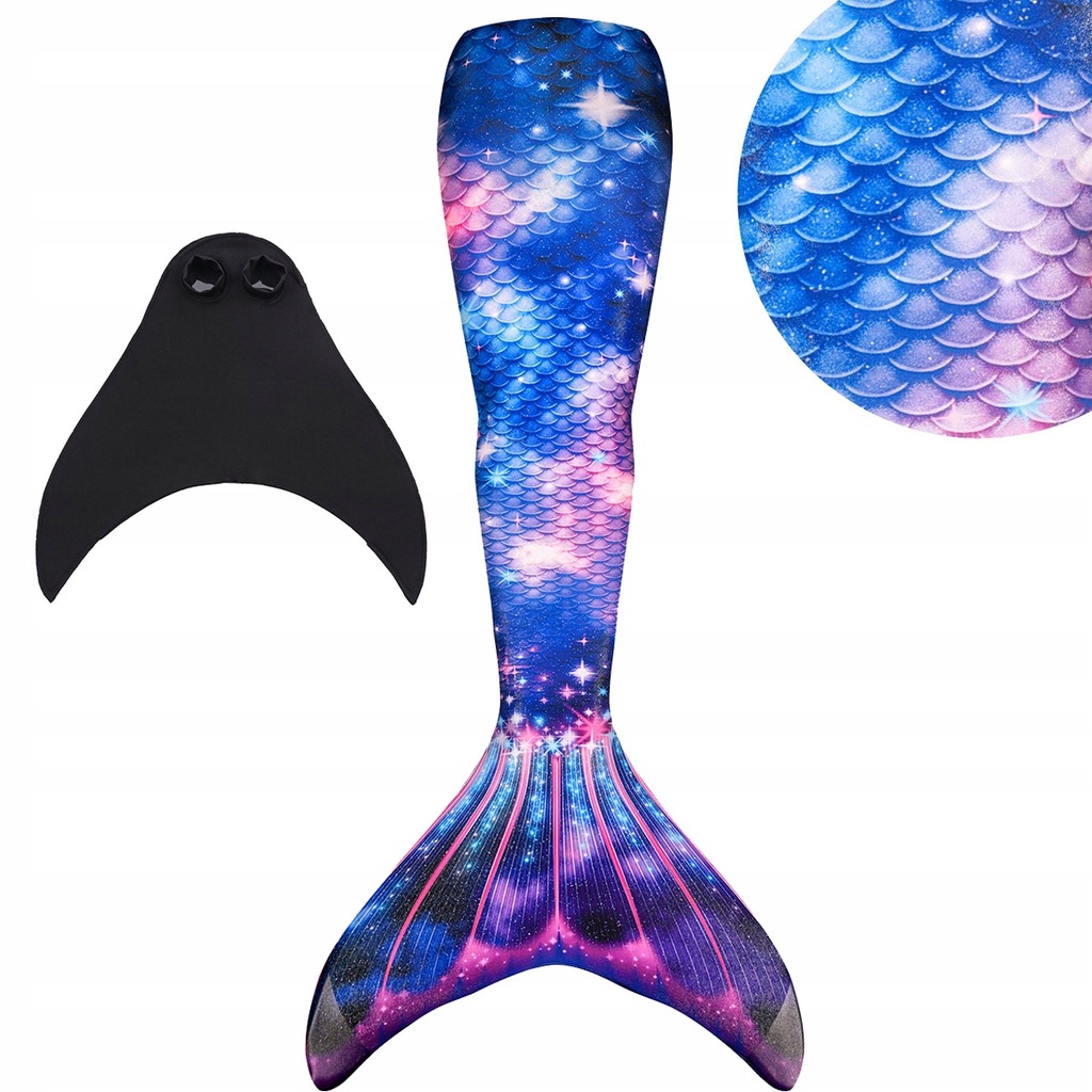 SYRENI OGON STRÓJ SYRENY KĄPIELOWY KOSTIUM DO PŁYWANIA 108CM L ...