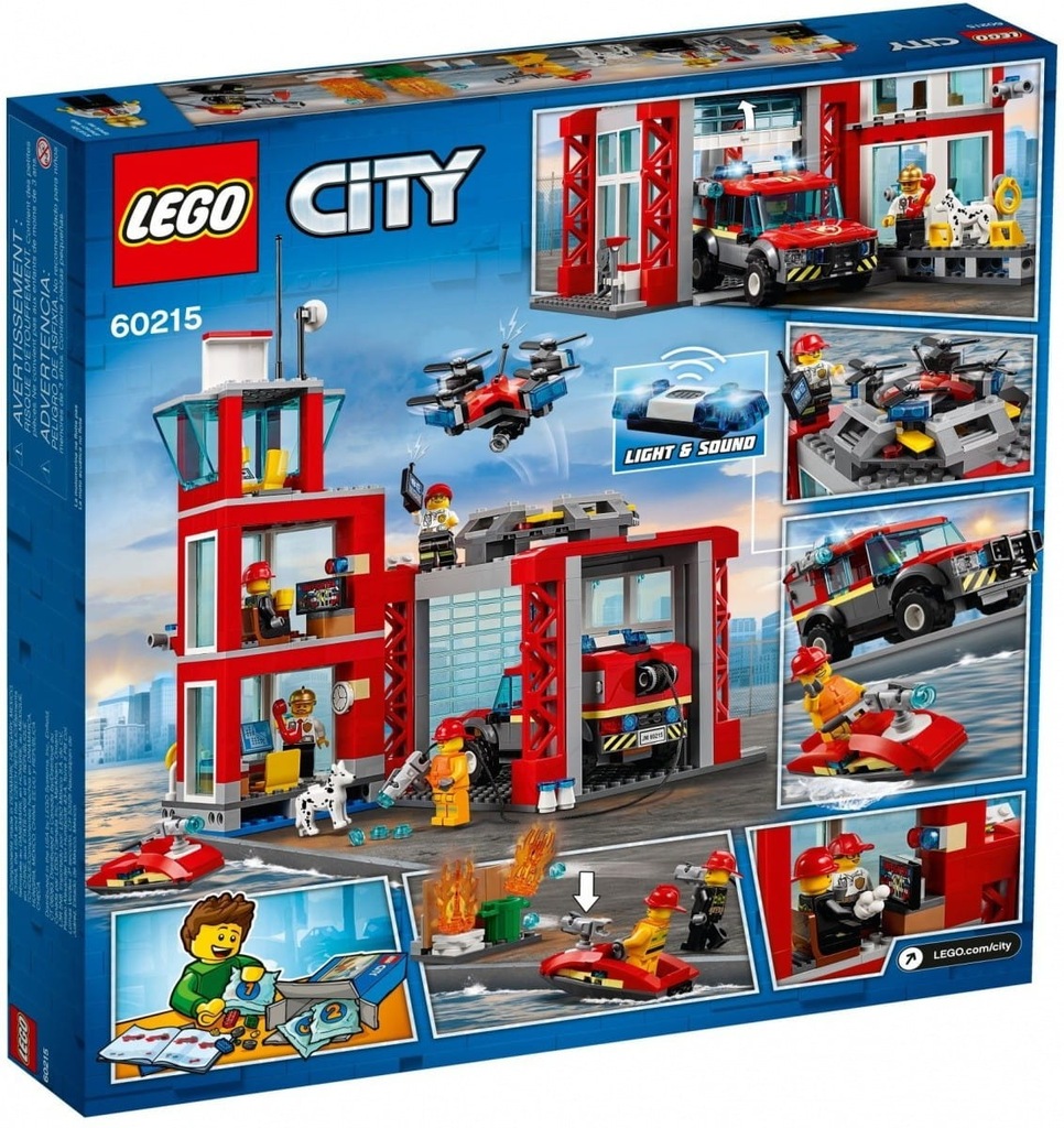 LEGO Polska Klocki City Remiza strażacka - 8728609074 - oficjalne ...