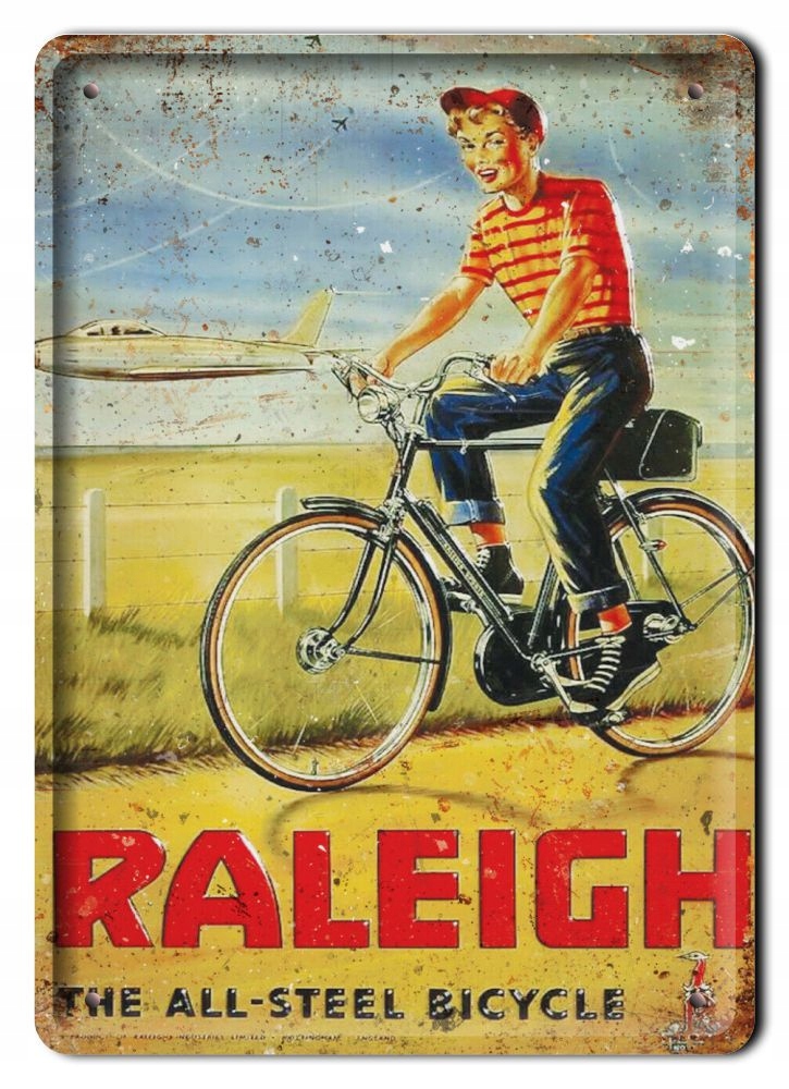 ROWER PLAKAT METALOWY SZYLD OBRAZEK RETRO #20341 - 12311513000 ...