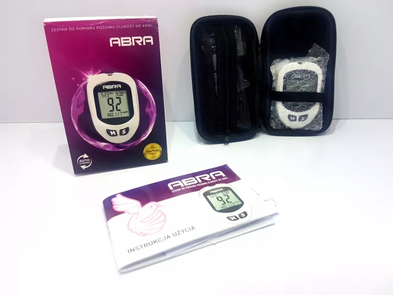 GLUKOMETR ABRA - 12694901330 - oficjalne archiwum Allegro