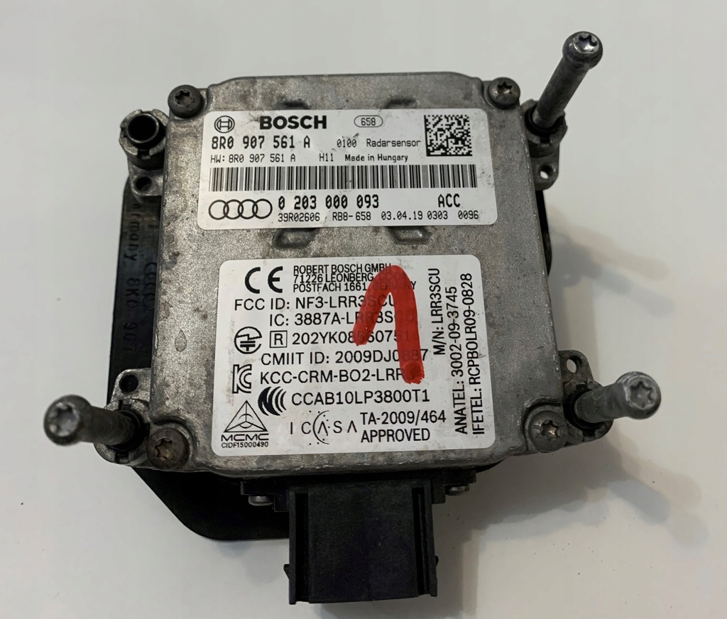 AUDI Q5 LIFT RADAR SENSOR ACC 8R0907561A - 11540895123 - oficjalne ...