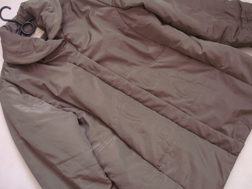 ZIELONA ciepła kurtka MARIA BLAND r.46 - 14595683779 - oficjalne ...