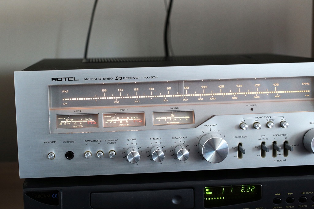 Amplituner Rotel RX-504, stan idealny, gwarancja! - 12745755647 ...