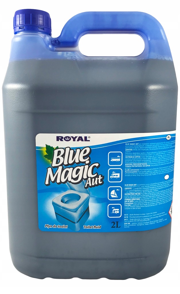 Płyn do toalety turystycznej Royal BLUE MAGIC 5L - 7925331438 ...