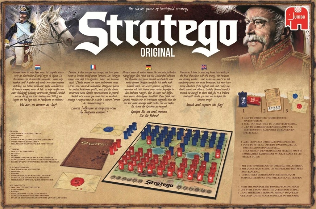 Купить Jumbo Stratego — настольная стратегическая игра.: отзывы, фото и характеристики на Aredi ...