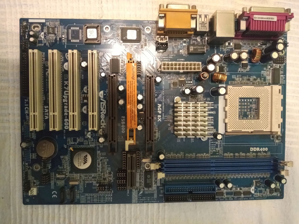 Płyta główna ASRock K7UPGRADE-600 AMD Socket 462 - 12043087420 ...