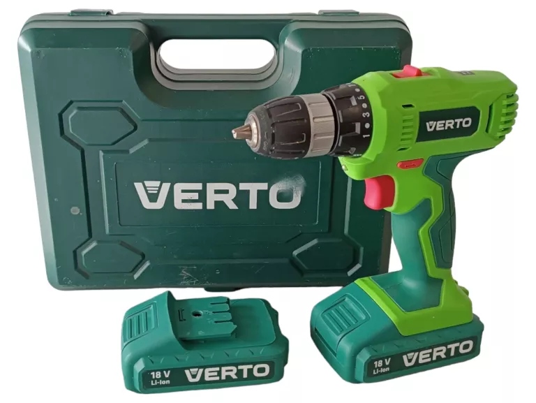 WKRETARKA VERTO 18V +2X AKU - 13849563105 - oficjalne archiwum Allegro