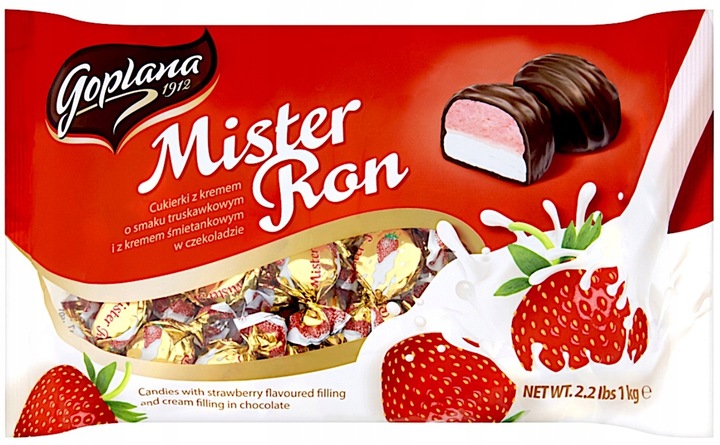CUKIERKI MISTER RON Goplana 1 kg - 13448999197 - oficjalne archiwum Allegro
