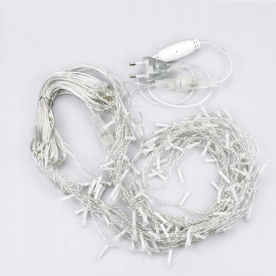 Girlanda Lampki Choinkowe Wiszące 180 LED 3x3 - 11456080982 - oficjalne ...