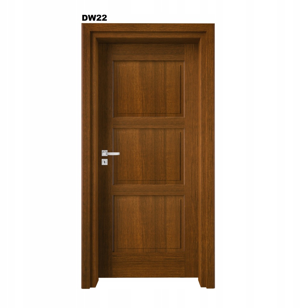 Drzwi wewnętrzne drewniane jesionowe Model DW22 - 14098801071 - oficjalne archiwum Allegro