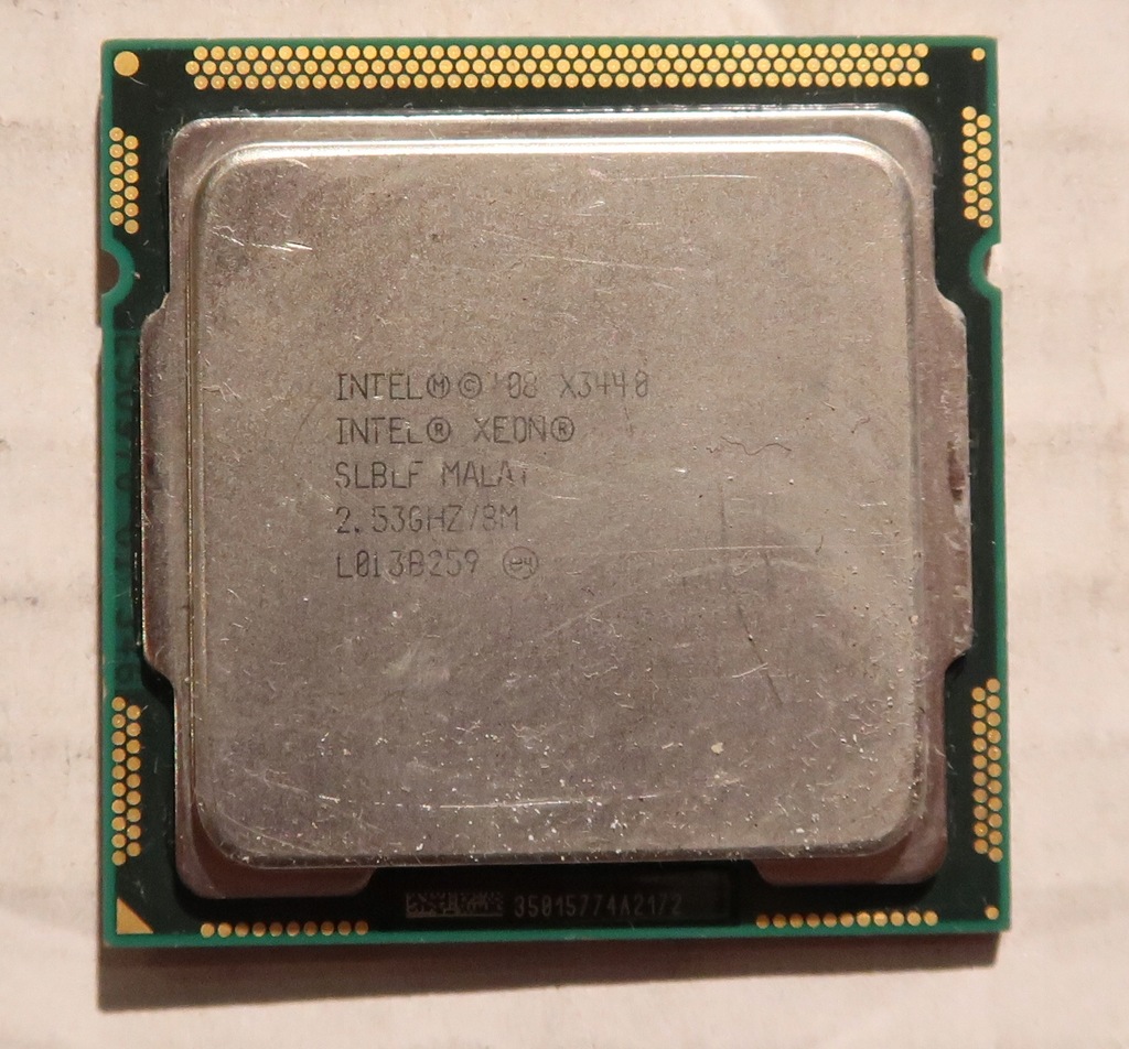 Intel XEON X3440 2,53GHz/8M s1156 - 14569971548 - oficjalne archiwum ...