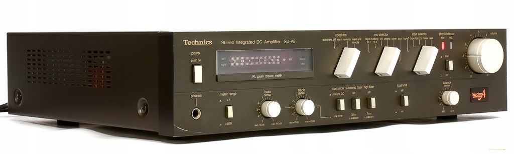 TECHNICS SU-V5 POTĘŻNY WZMACNIACZ STEREO 515 WATT - 13833029081 ...
