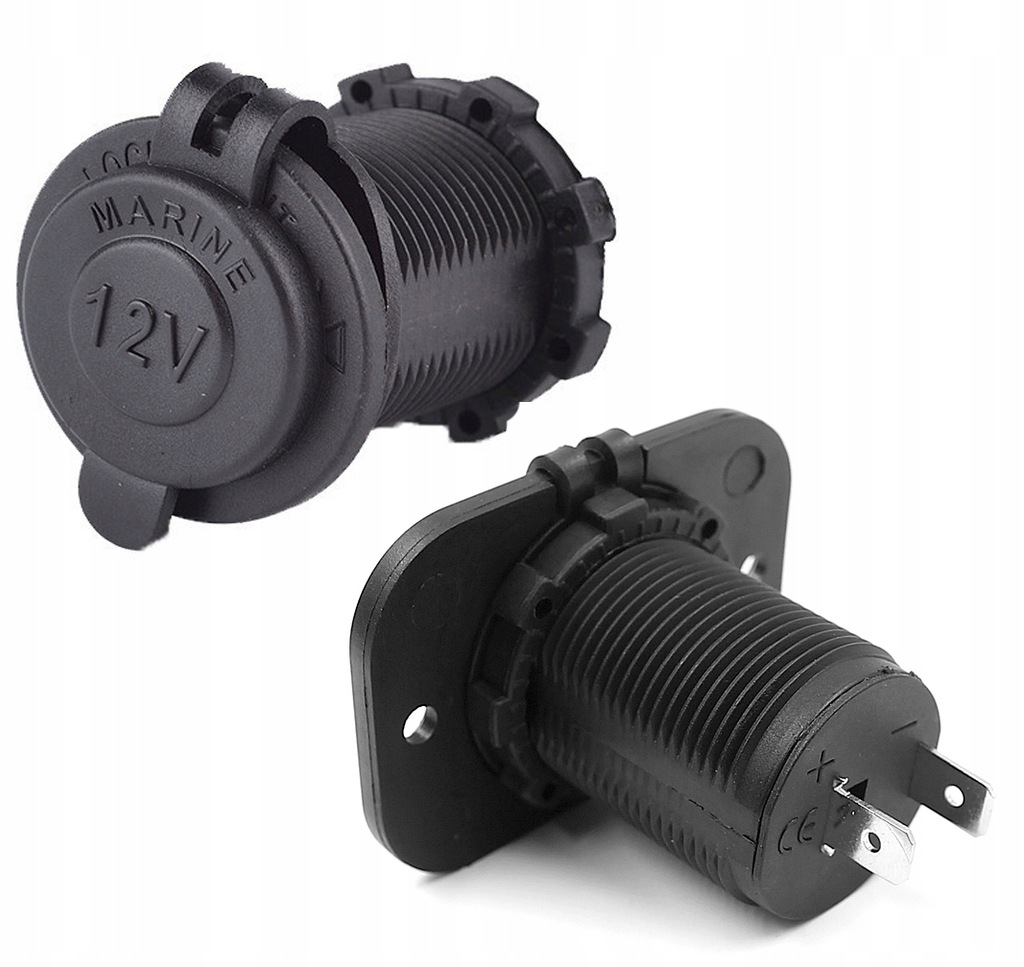 HERMETYCZNE GNIAZDO MONTAŻOWE ZAPALNICZKI 12V 24V - 7705278385 - oficjalne archiwum Allegro