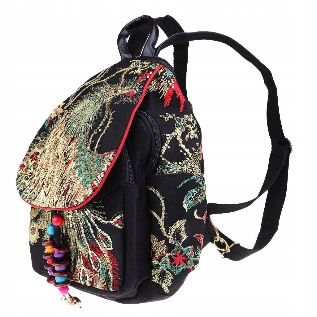 Embroidery Mini Rucksack Travel - 13926784806 - oficjalne archiwum Allegro
