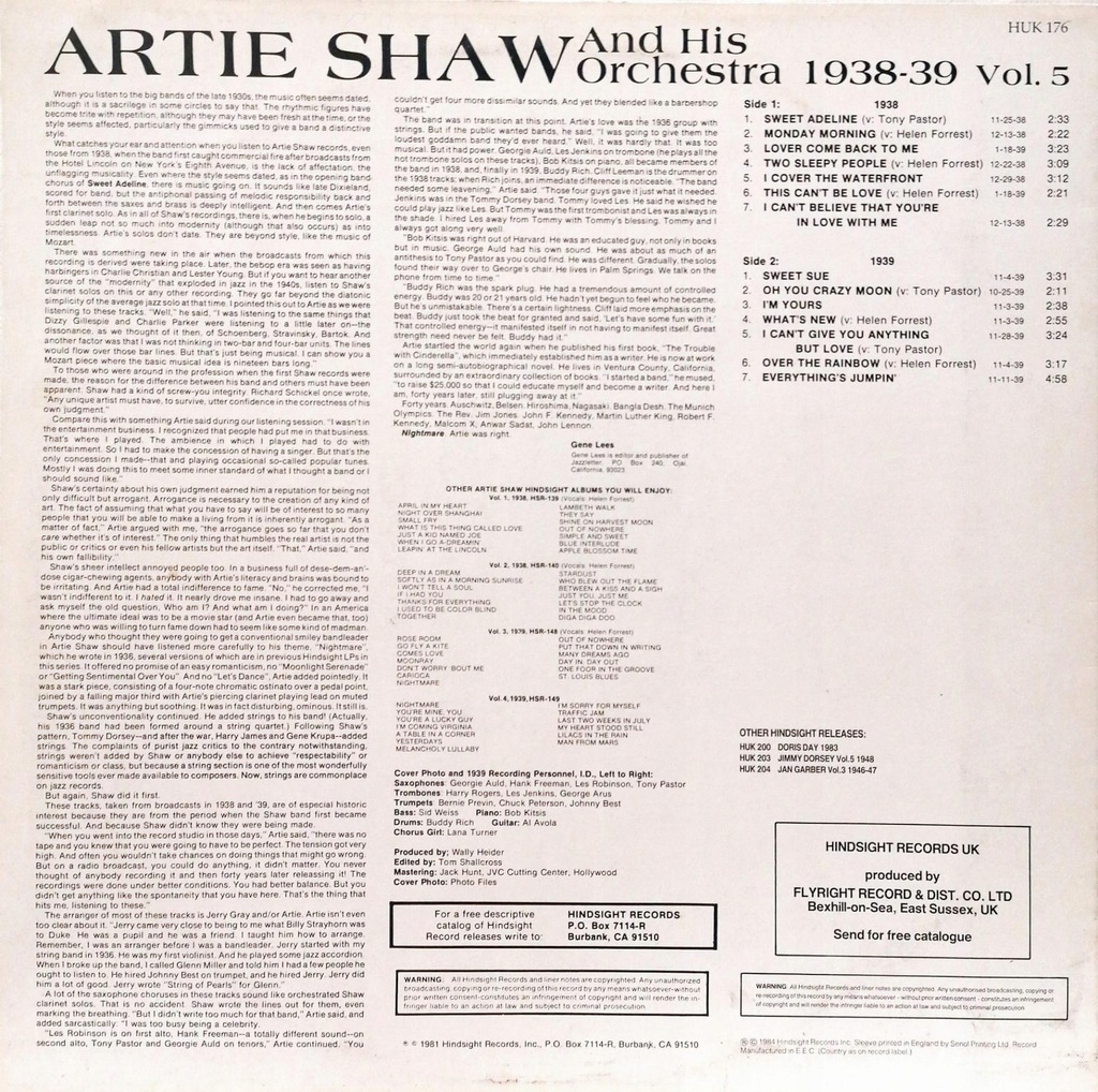 Купить Различные набор из 9 пластинок The Uncollected 1938-1953: отзывы, фото и характеристики ...