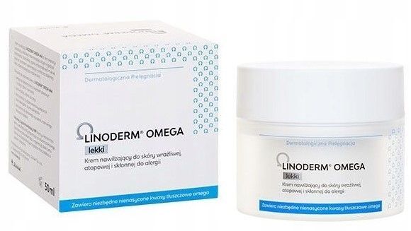 Linoderm Omega, krem lekki nawilżający, 50 ml - 15417914060 - oficjalne ...