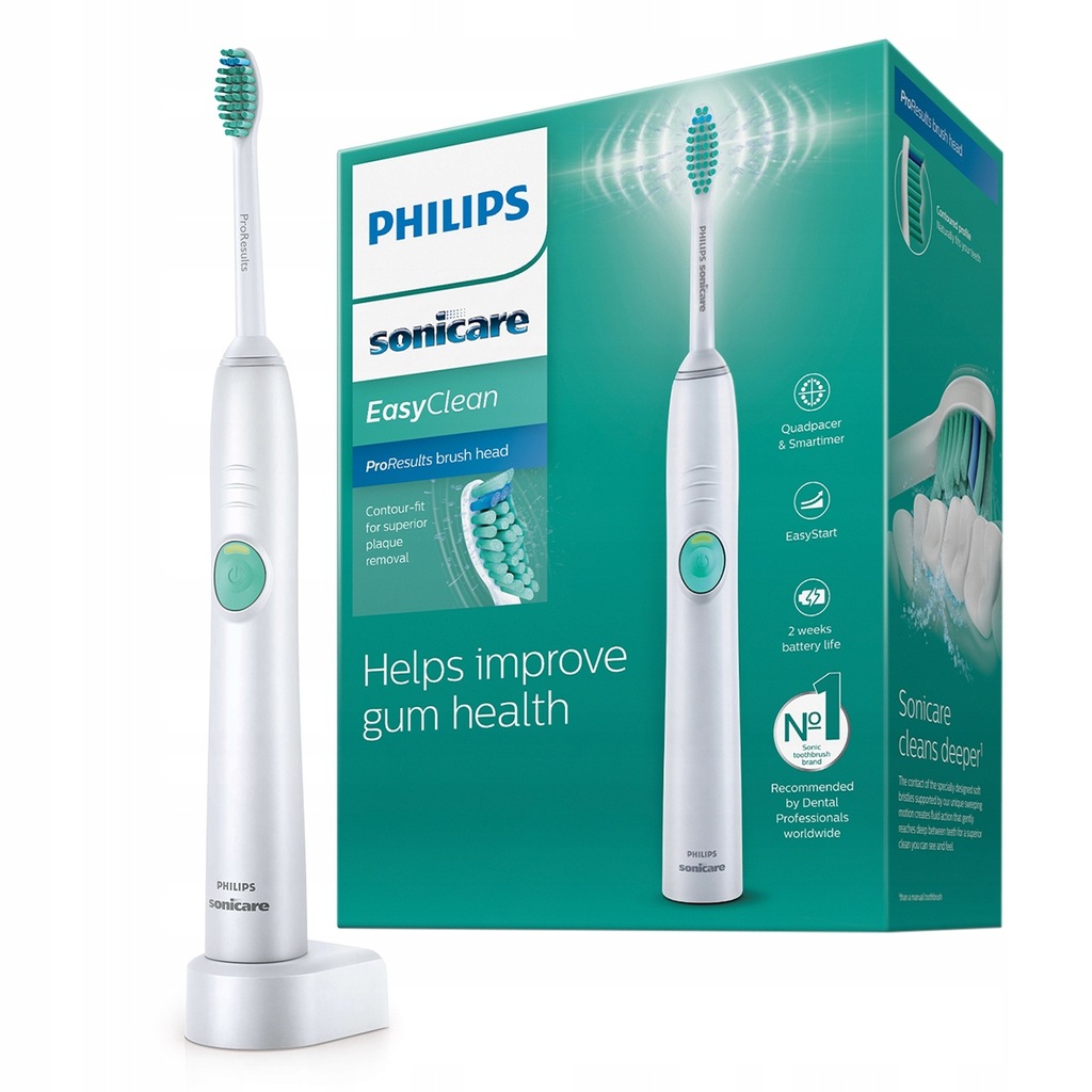 SZCZOTECZKA SONICZNA PHILIPS SONICARE EASY CLEAN - 8951410615 ...