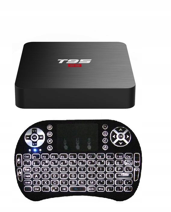 T95 S2 2/16GB ANDROID 7.1 TV BOX PRZYSTAWKA KLAWIA - 7889003122 ...